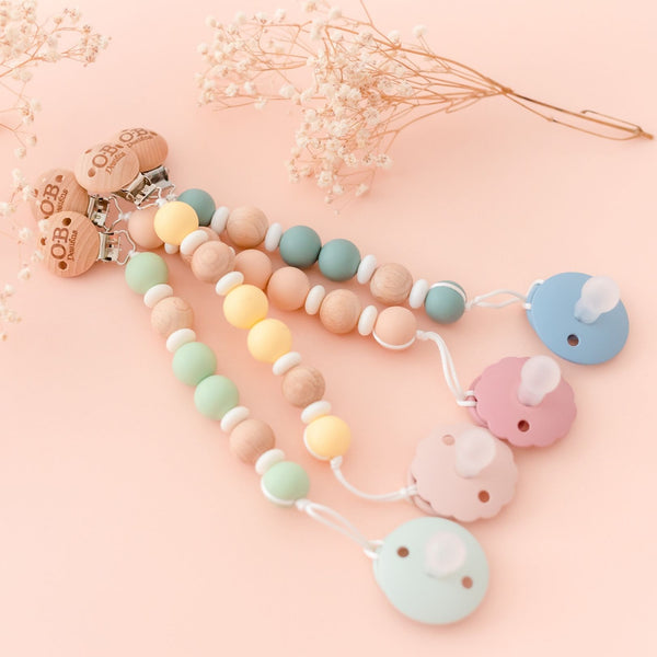 Mint Eco-Friendly Pacifier Chain – OB Designs