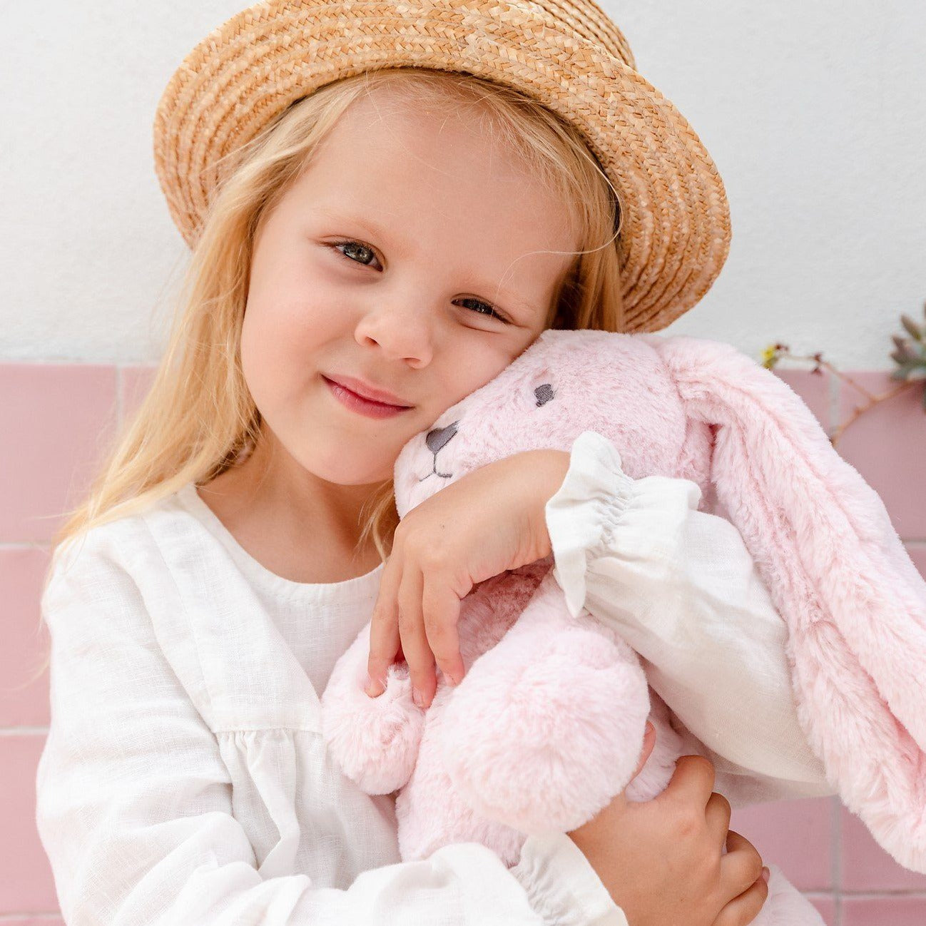 Stuffed Animals Plush Toys Bunny Pink - Betsy Bunny Huggie ages 0+ Baby ...